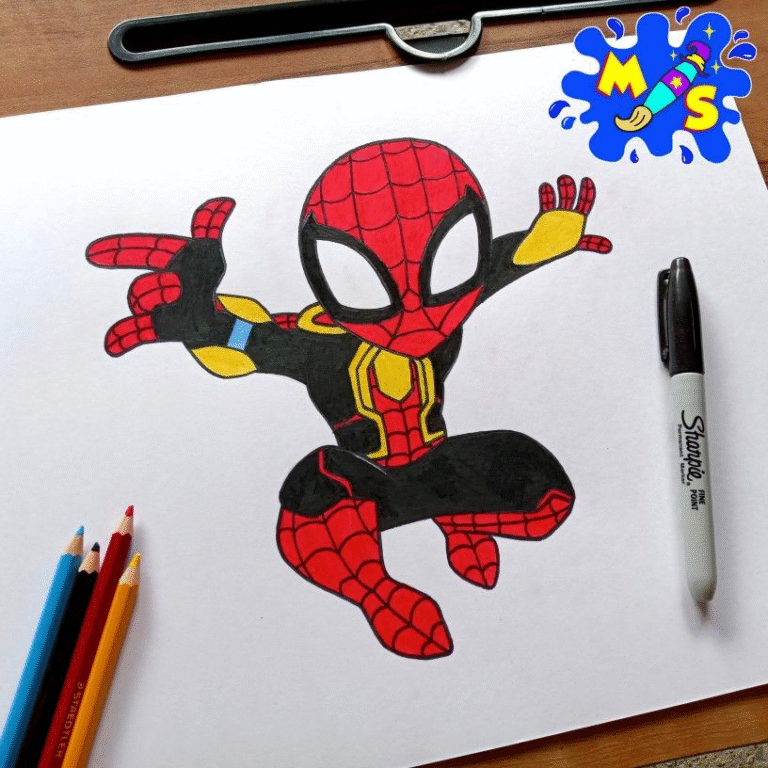 Spider Man Drawing Guide: How to Draw Spider-Man